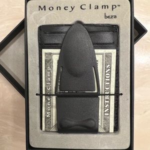 beza | Bags | Free Beza Money Clamp With 30 Purchase Card Holder New N ...